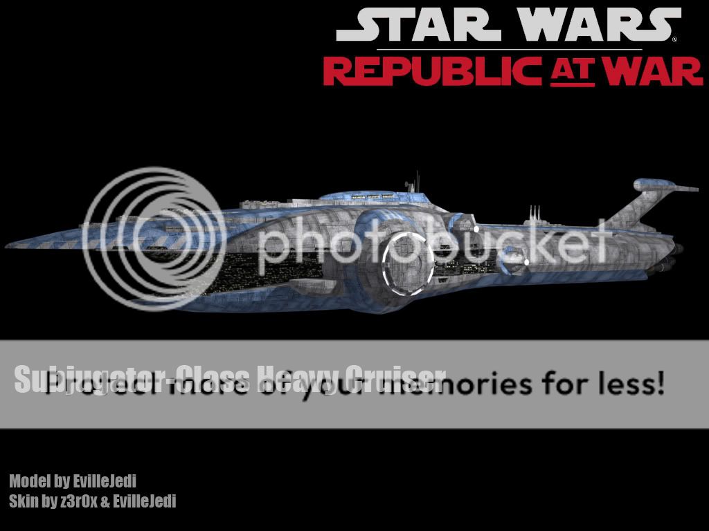 Subjugator-Class Heavy Cruiser image - Republic at War mod for Star ...